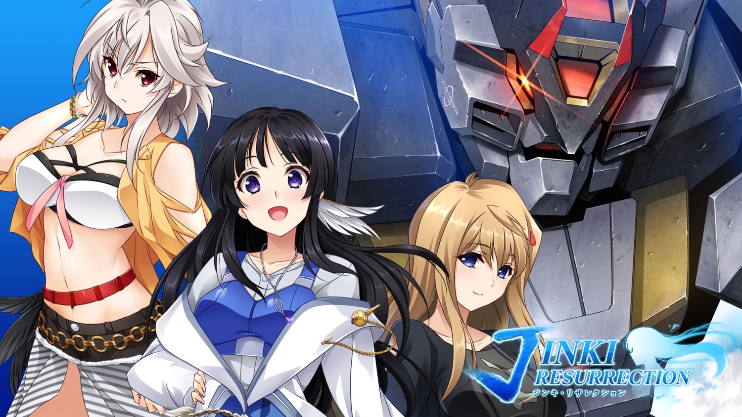 giga tsunashima shirou jinki jinki resurrection cleavage mecha wallpaper | #748495 | yande.re